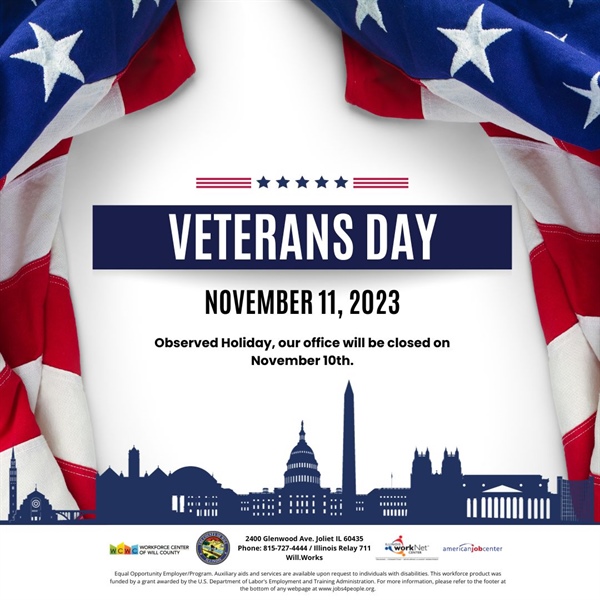 CLOSED Veterans Day November 11 2023 CLOSED Veterans Day November 11 2023